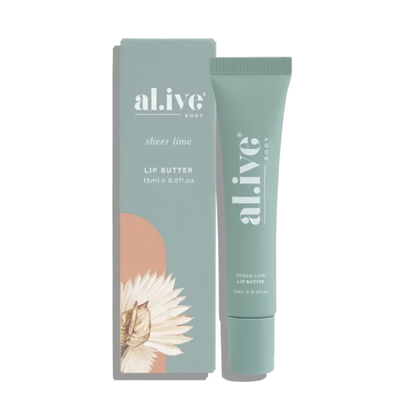 Al.ive - Sheer Lime Lip Butter - Rustic Heart