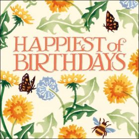 Emma Bridgewater - Happiest Of Birthdays Greeting Card - Rustic Heart