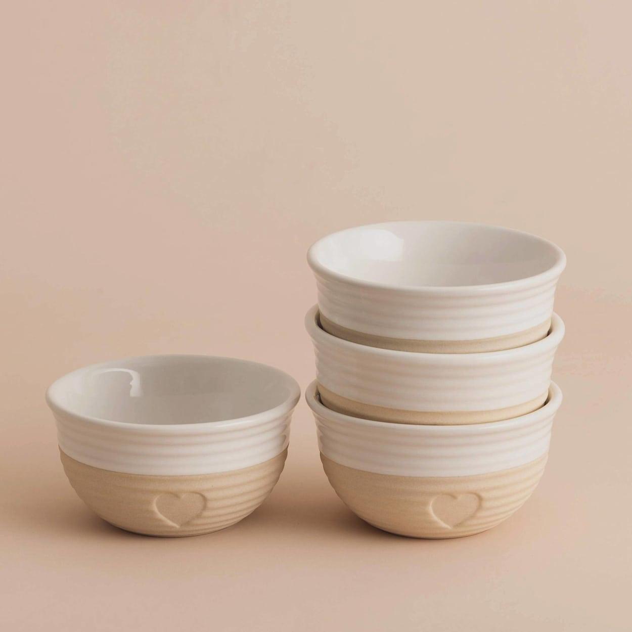 Mason Cash - Mini Bowls - Rustic Heart